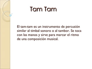 Fabricación de instrumentos musicales para niños | PPT