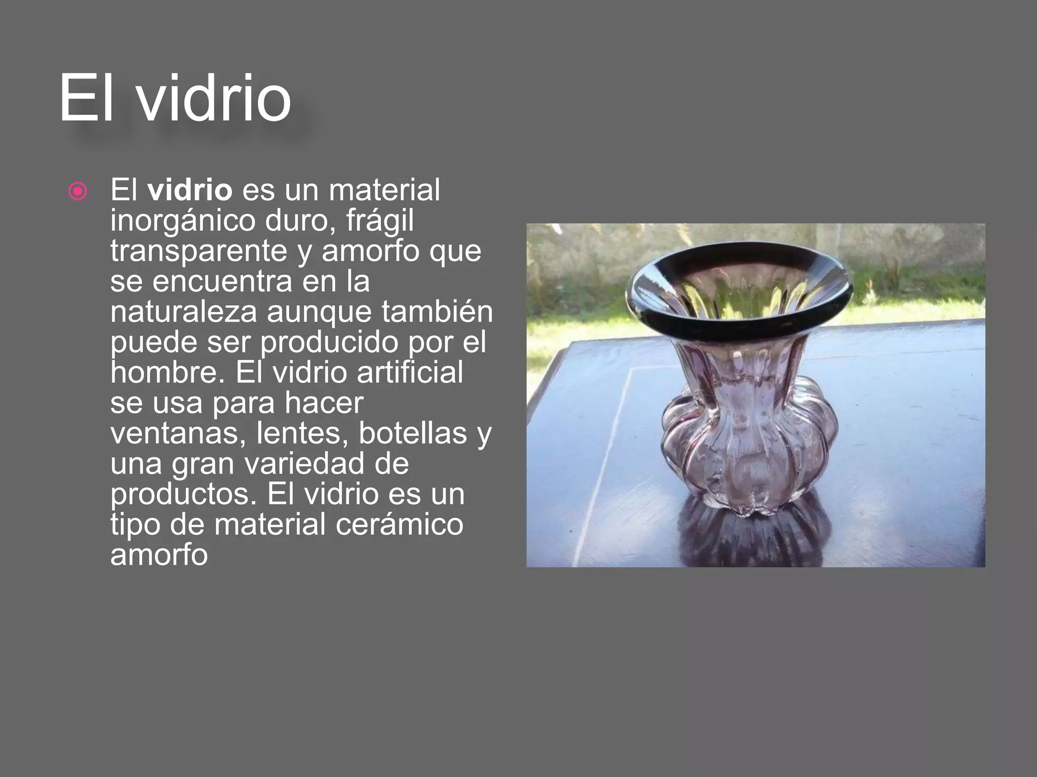 Fabricacion del vidrio | PPT