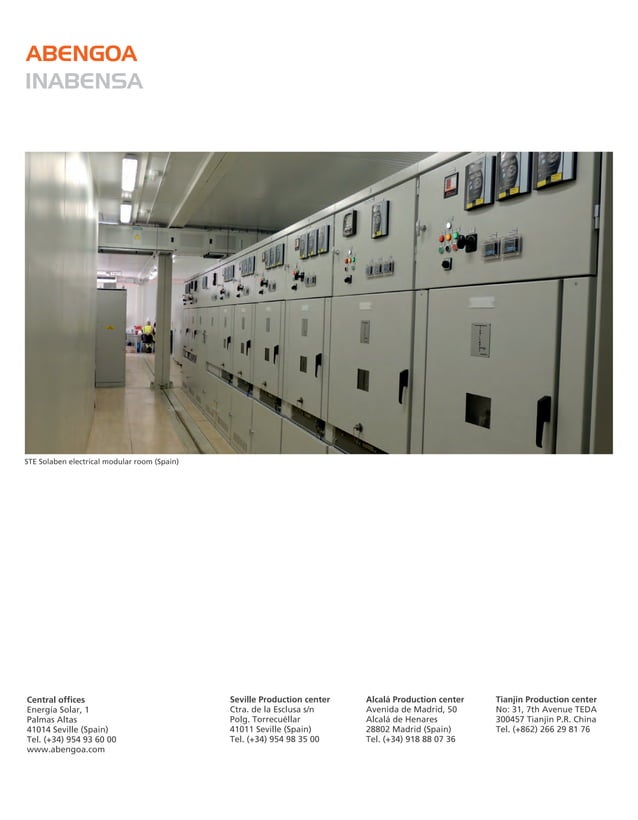Abengoa Inabensa - Manufacturing | PDF | Manufacturing Industry ...