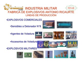 FABRICA DE EXPLOSIVOS en la industriacolombia | PDF
