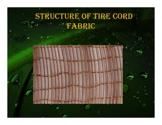 Fabric and fibres for tire | PDF