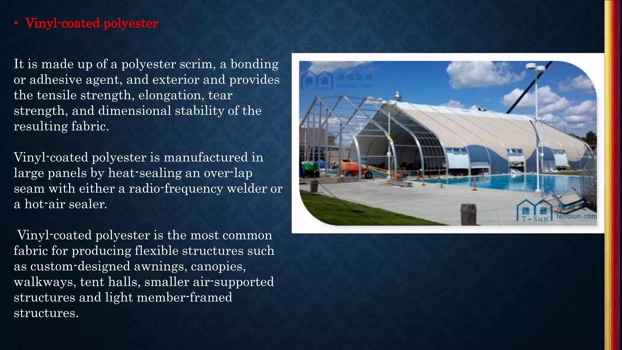 Fabric as a building material | PPTX