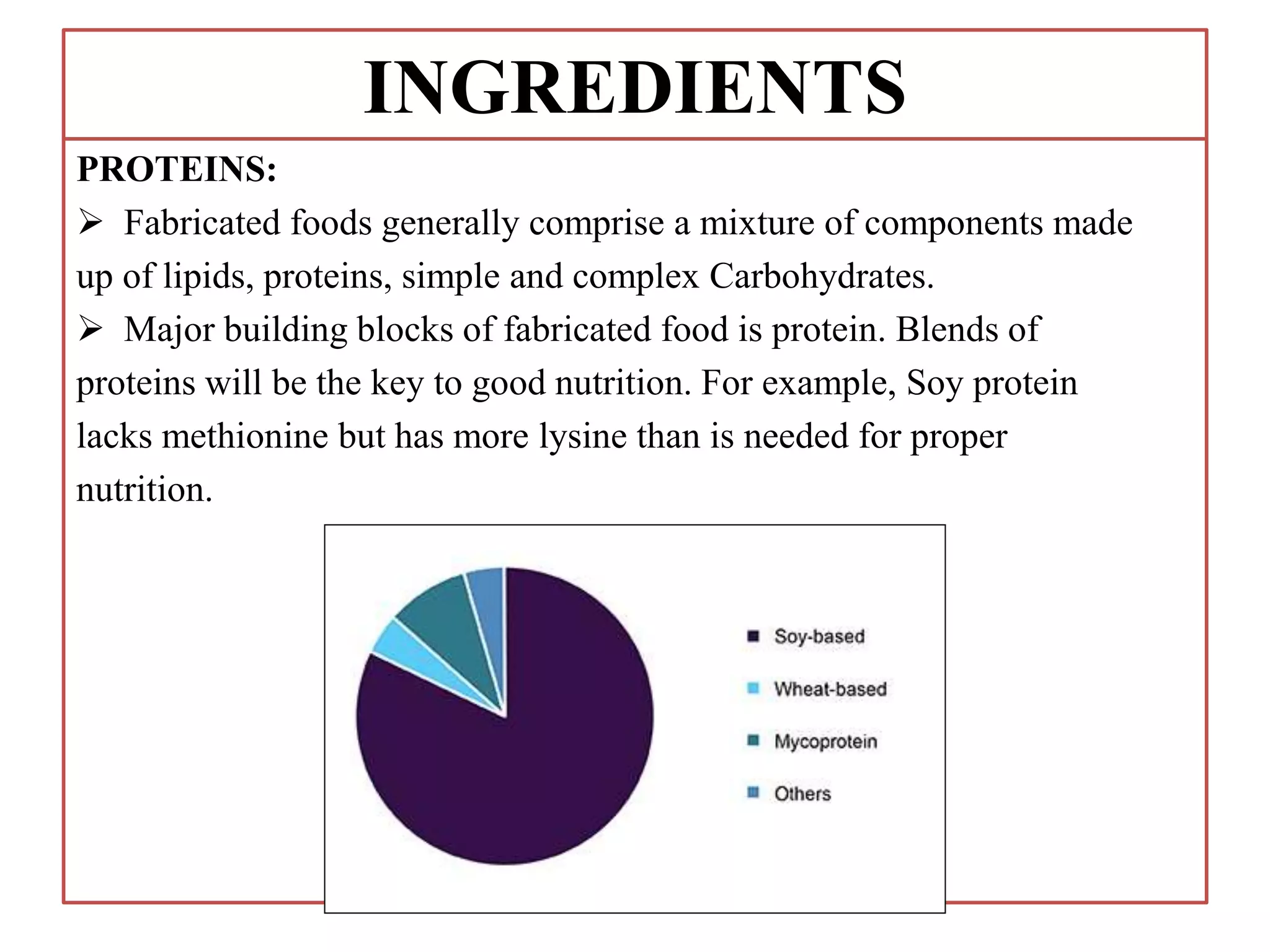 Fabricated foods | PPTX