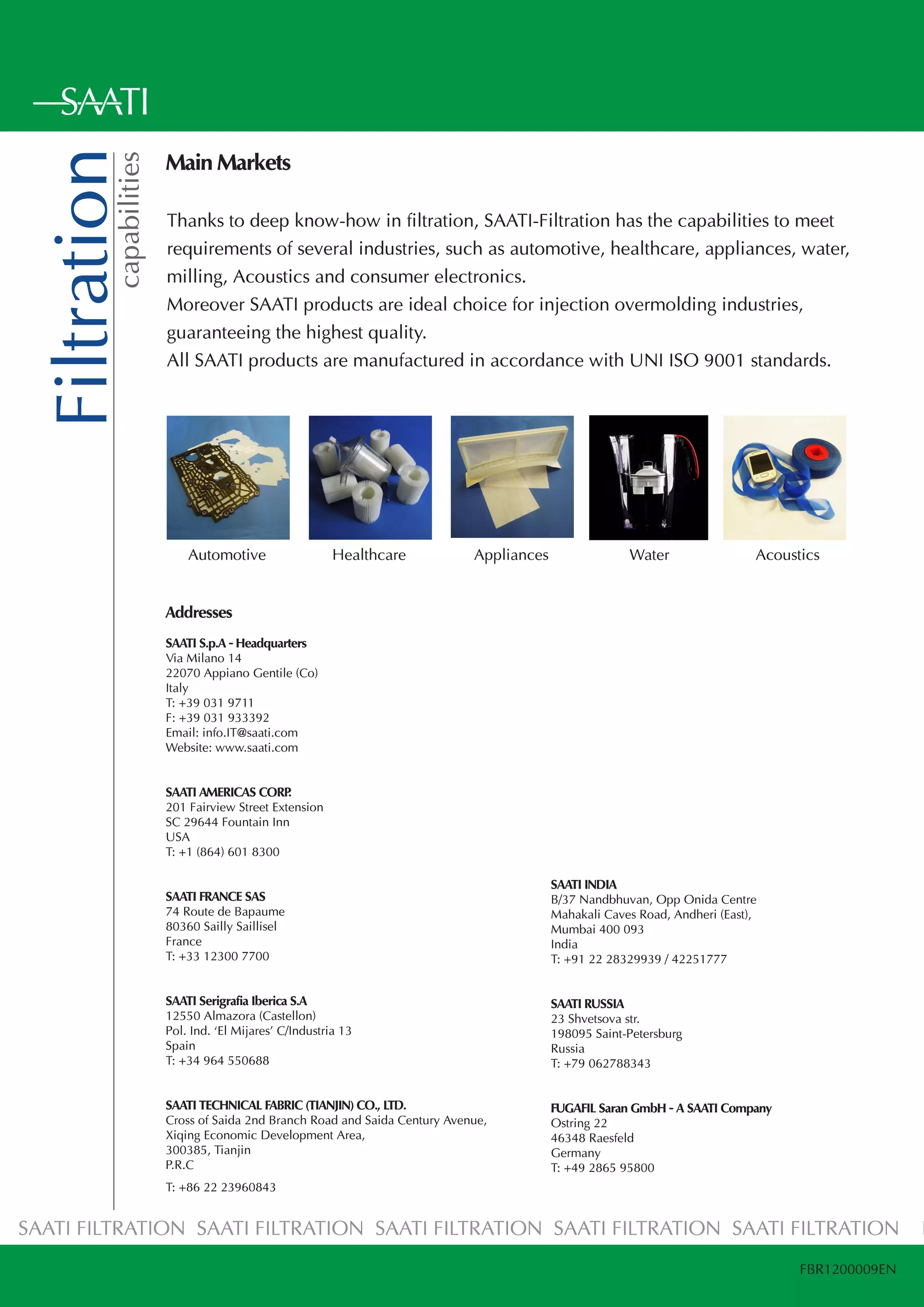 Fabricated parts for filtration | PDF