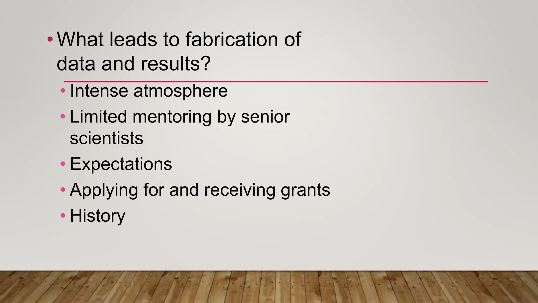 Fabricating data cath-f | PPTX