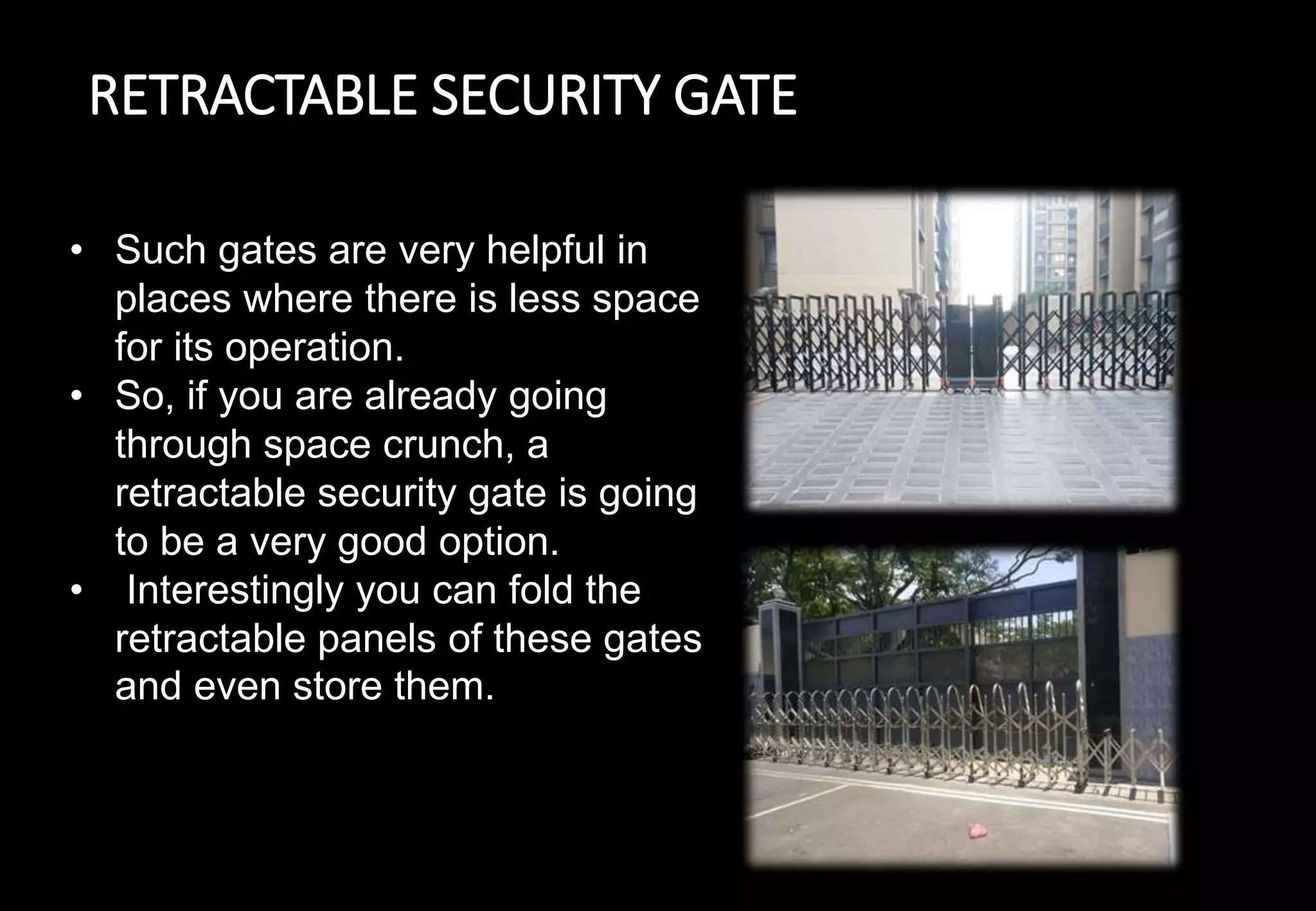 Fabrication, compound wall, gates and door, steel railing | PPTX | Home ...