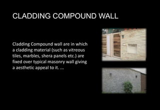 Fabrication, compound wall, gates and door, steel railing | PPTX | Home ...