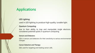 Fabrication and applications of quantum dots.pptx