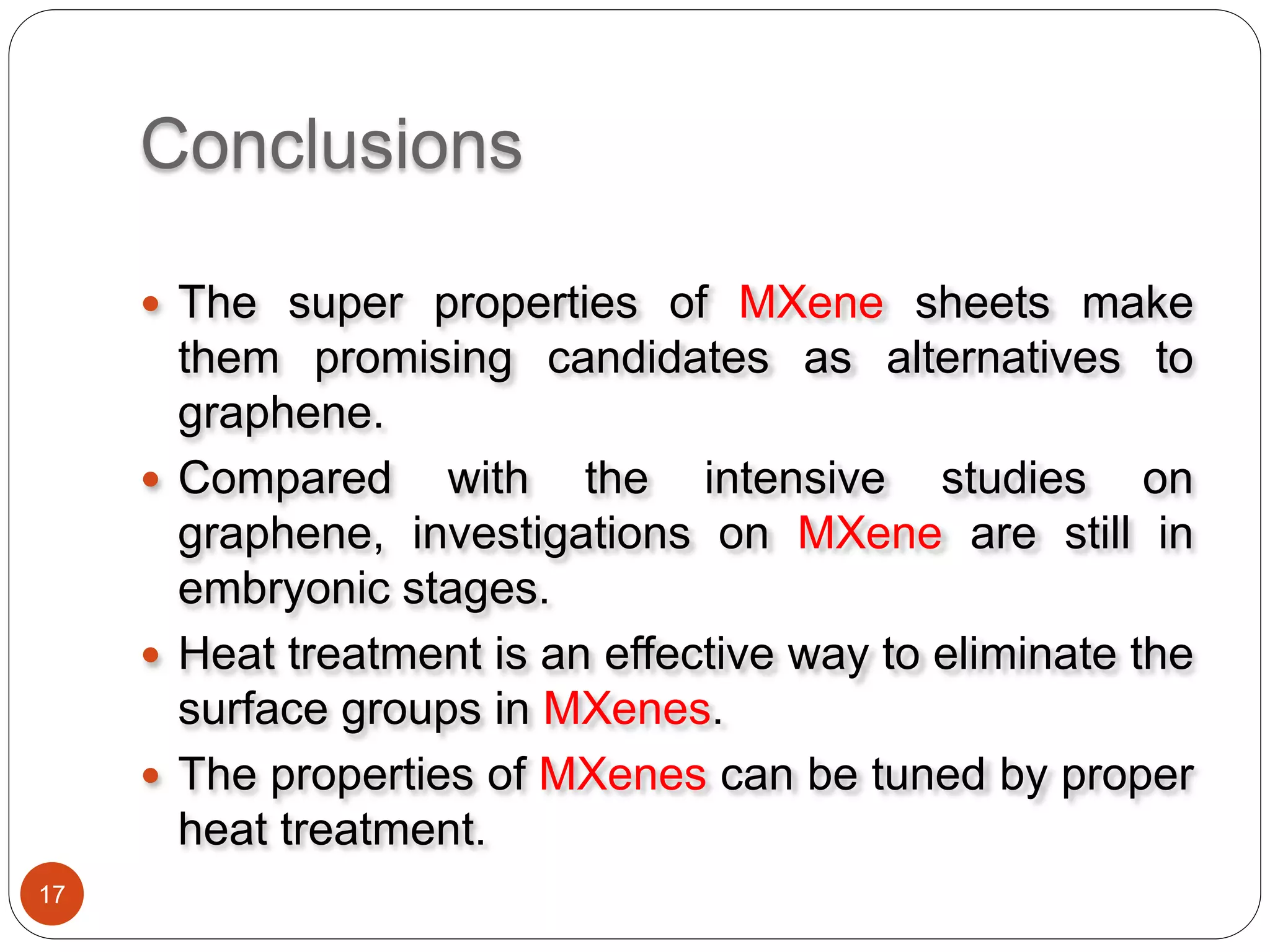 Fabrication and Characterization of 2D Titanium Carbide MXene Nanosheets | PPTX