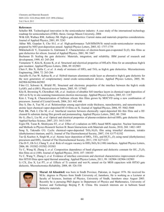 Fabrication and electrical characteristic of quaternary ultrathin hf ...