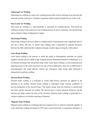 FABRICATION AND WELDING TC II NOTES BASIC | DOCX