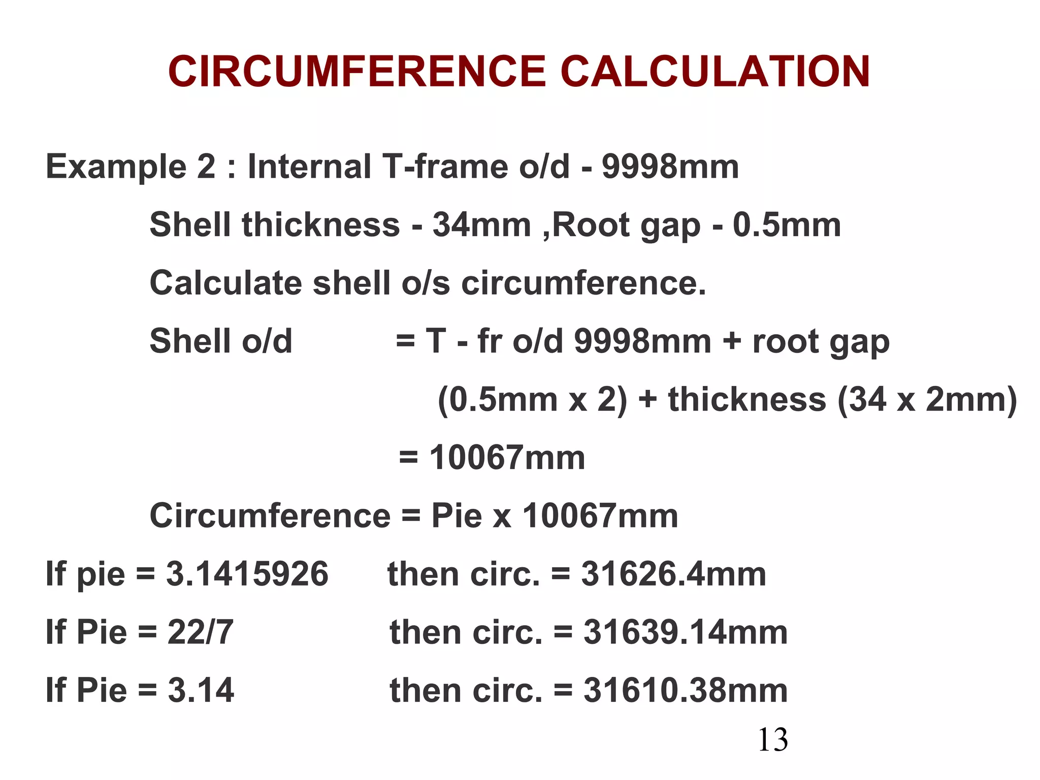 Fabrication calculation | PPT