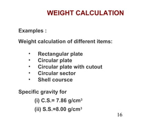 Fabrication calculation | PPT