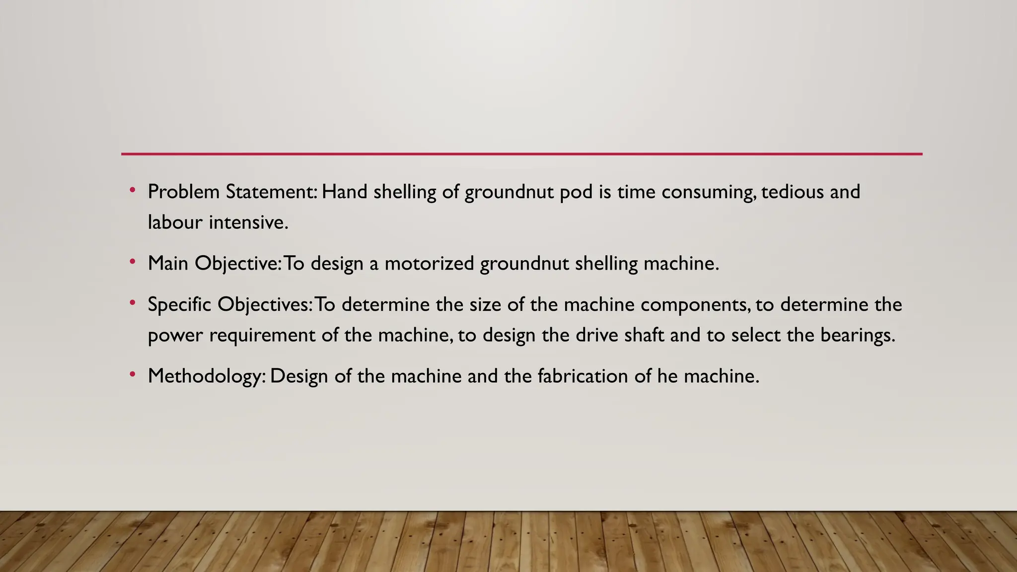 FABRICATION OF A GROUNDNUT SHELLING MACHINE presentation.pptx