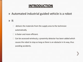 Fabrication of AGV | PPTX