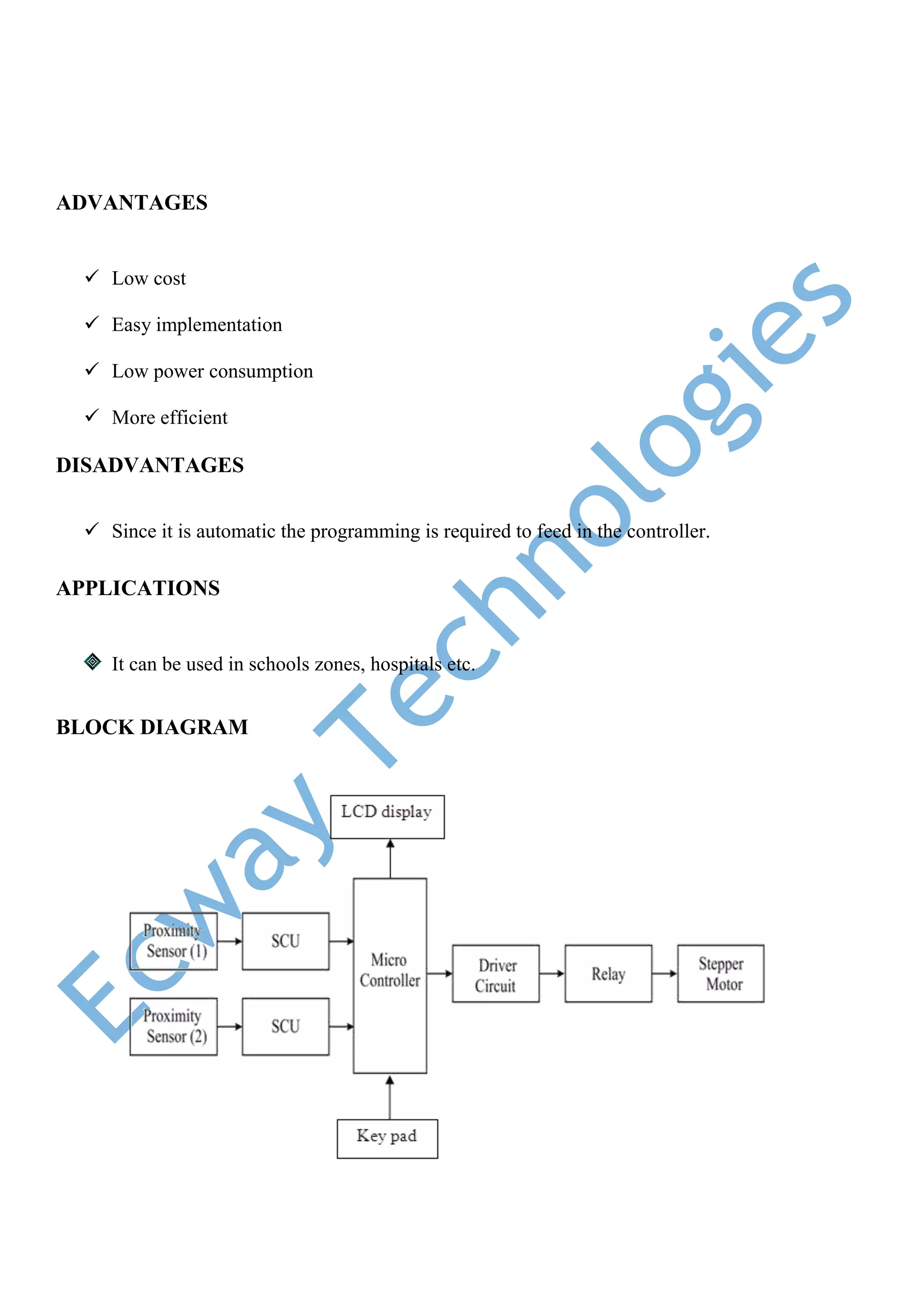 Fabrication of automatic vehicle over speed controlling system for school zone | PDF