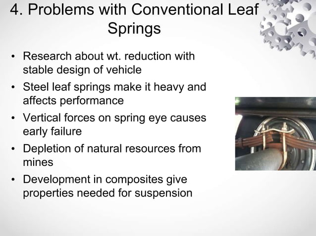 Fabrication of composite leaf spring | PPTX