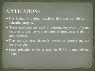 Fabrication of hydraulic robotic cutting machine | PPT