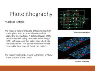 Fabrication of IC | PPT