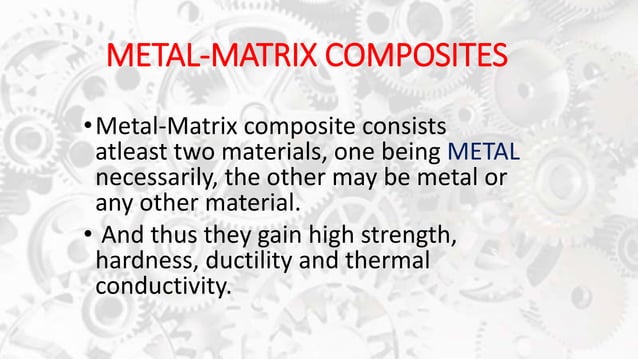 Fabrication Of Metal Matrix Composites Using Stir Casting Method Pptx Chemistry Science