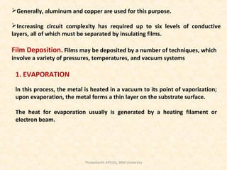 Fabrication of microelectronic devices | PPT