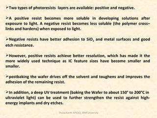 Fabrication of microelectronic devices | PPT
