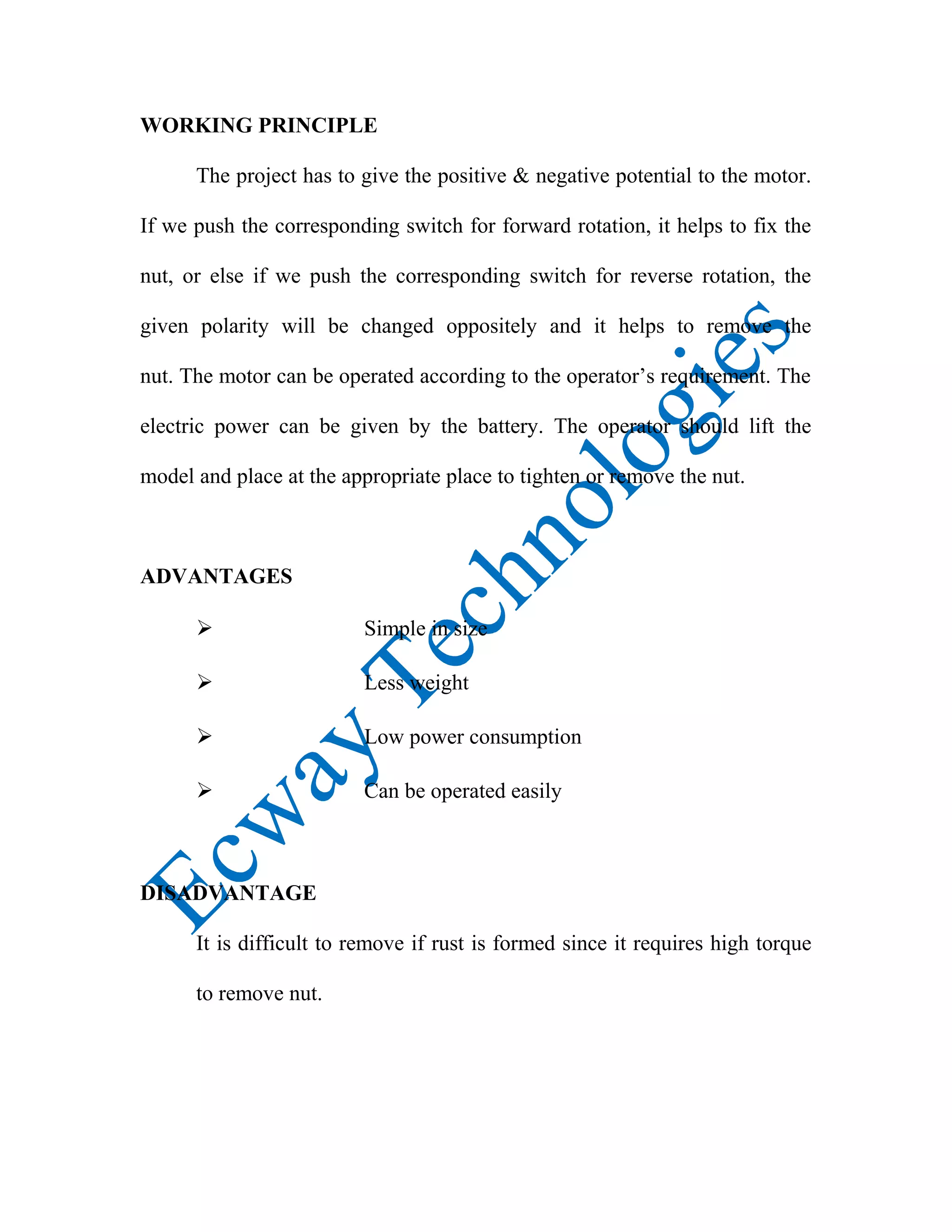 Fabrication of multi nut tighter or remover | DOC
