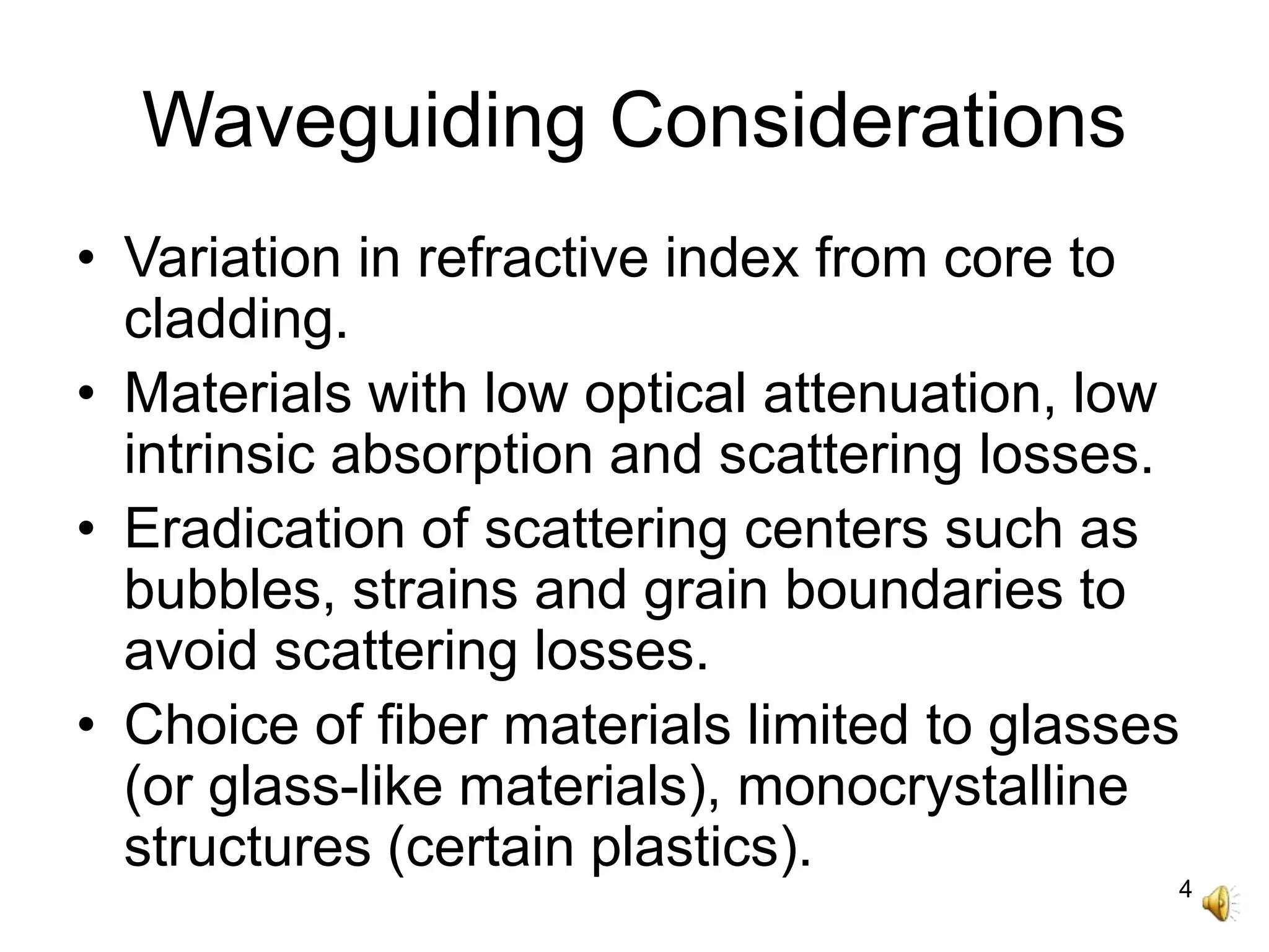 EC 405, Fabrication of optical fibers | PPT