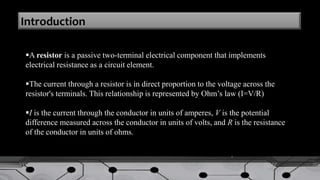 Fabrication of passive elements | PPTX