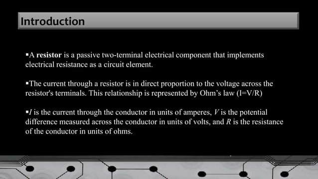 Fabrication of passive elements | PPTX
