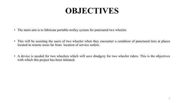 FABRICATION of punctured wheel assistant device for two wheelers (1) (1 ...