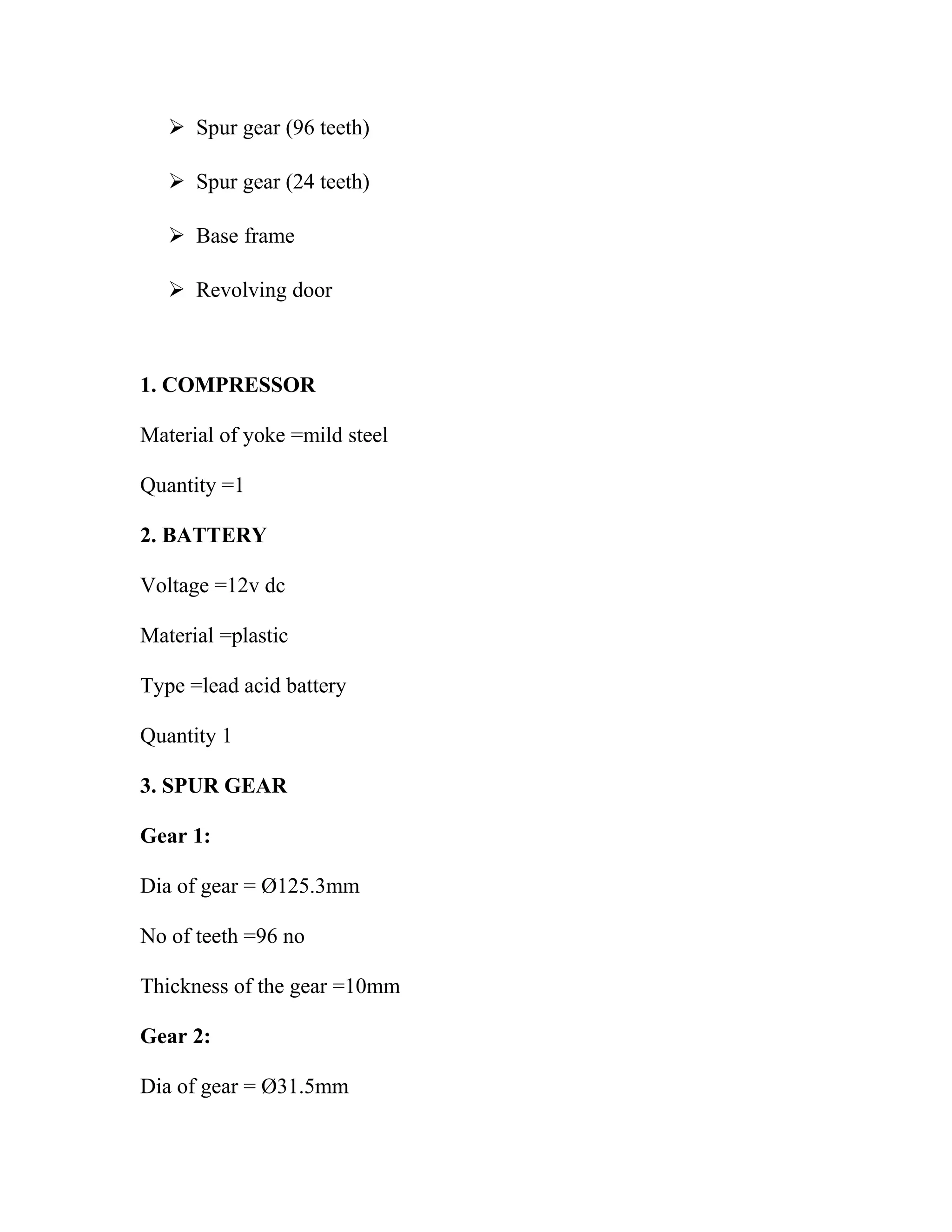 Fabrication of revolving gate compressor | PDF