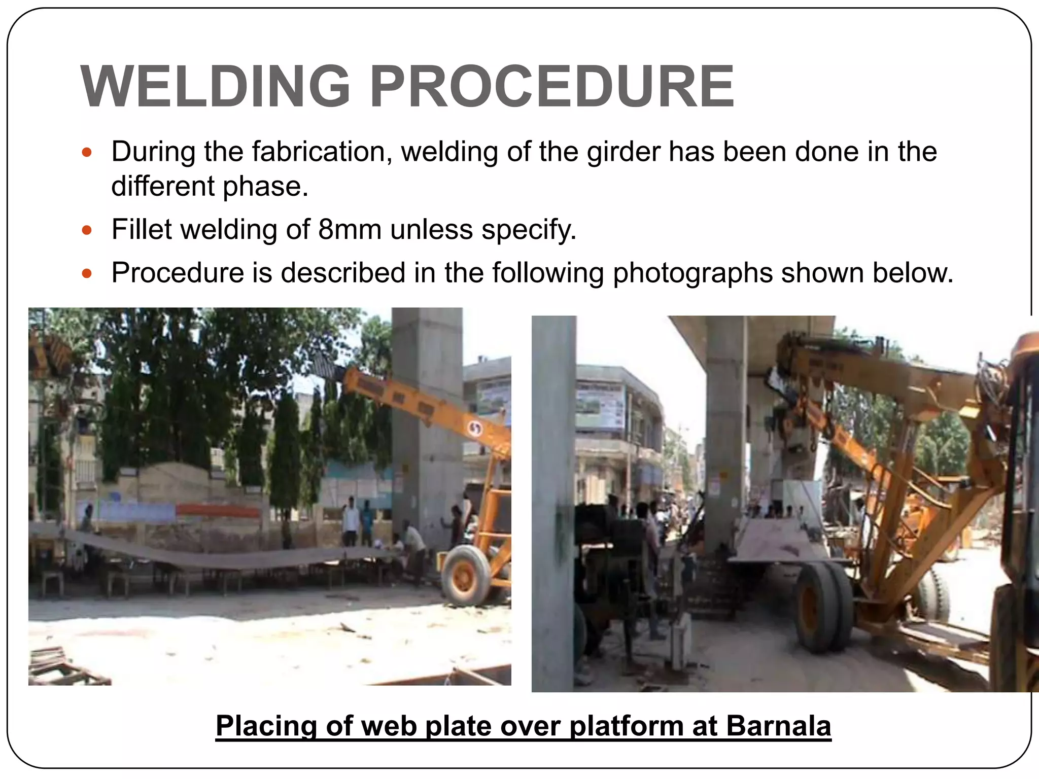 Fabrication of steel plate girder | PDF