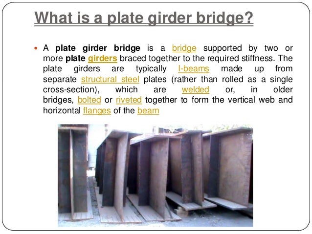 Fabrication of steel plate girder r
