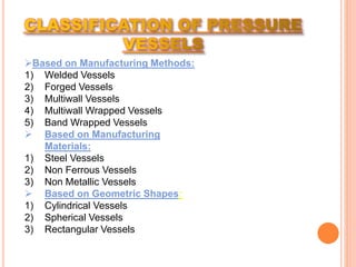 Fabrication of storage buffer vessel | PPTX