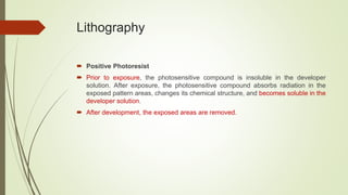 Fabrication process flow | PPTX