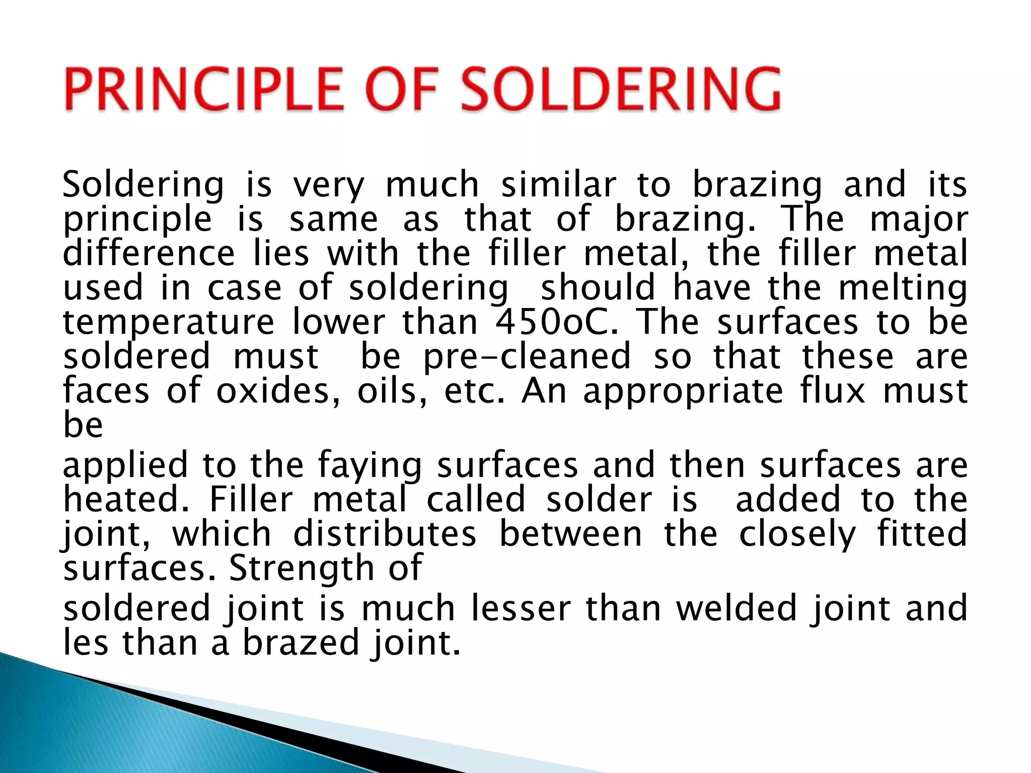 Fabrication welding soldring and brazing | PPTX