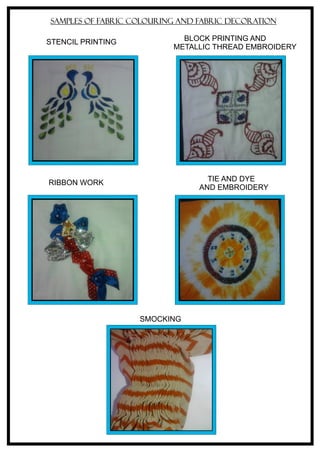 Fabric colouring | PDF