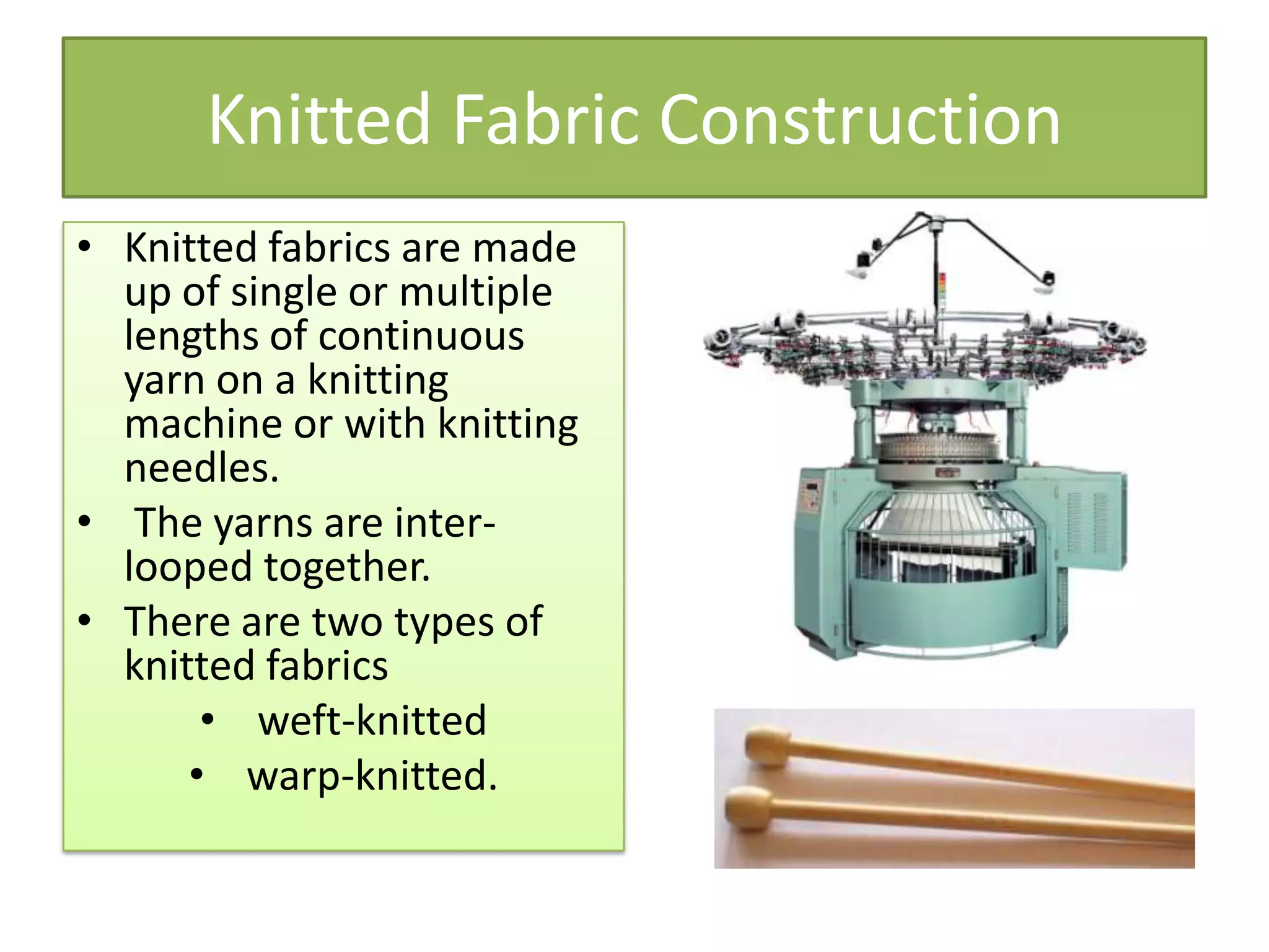 Fabric construction | PPTX