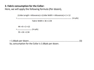 Module 16 Fabric consumption for woven product(Merchandising) | PPTX