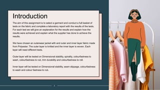 Fabric course - final assignment.pptx | Needlework | Arts and Crafts