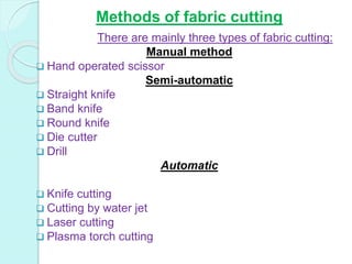 Fabric Cutting | PPT