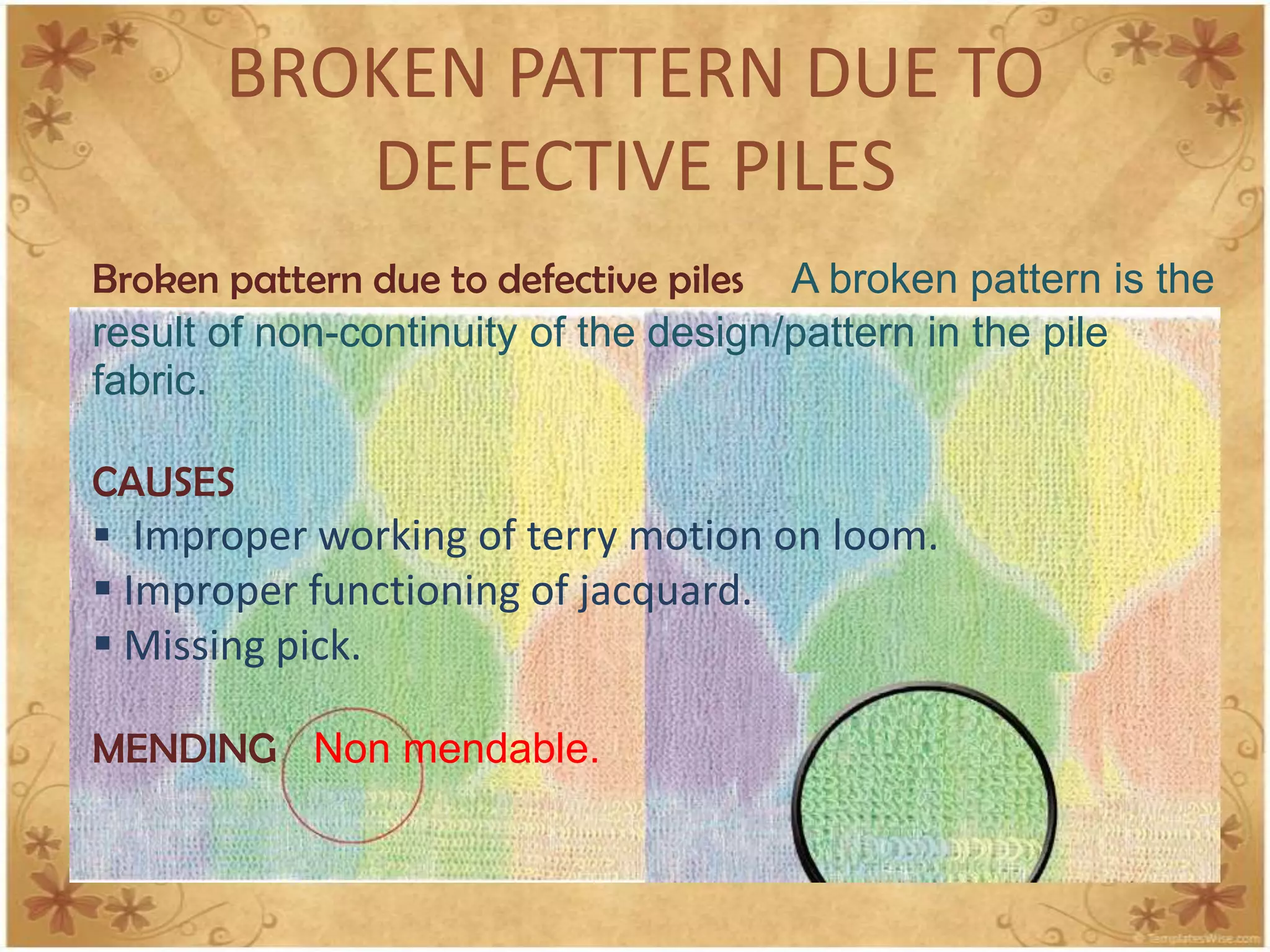 Fabric defects | PDF