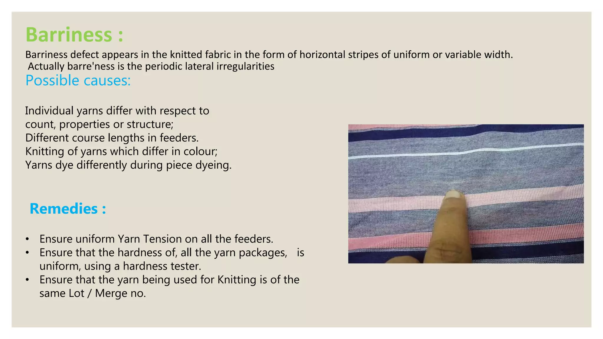 Fabric defects | PPTX