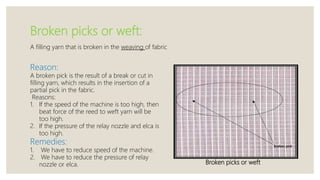 Fabric defects | PPTX