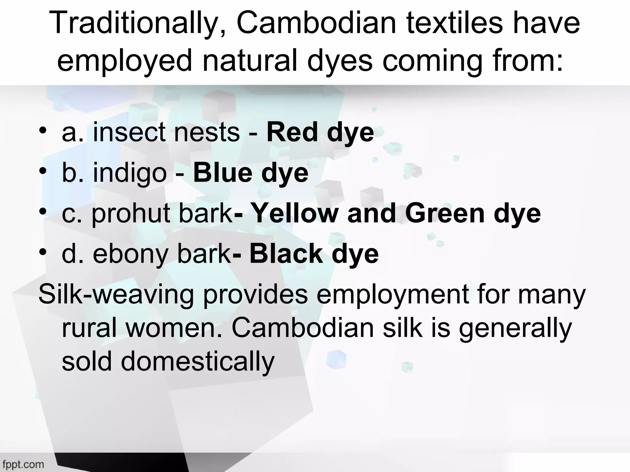 mapeh 8 Fabric design | PPT