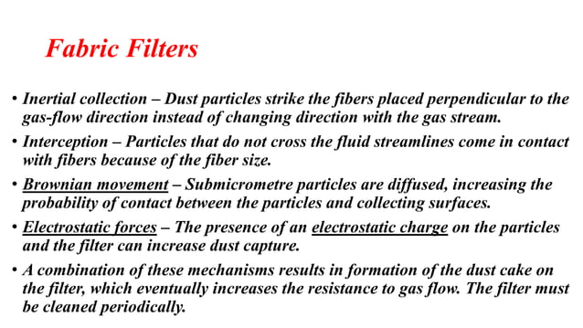 Fabric filters | PDF | Indoor Environmental Quality | Home & Garden