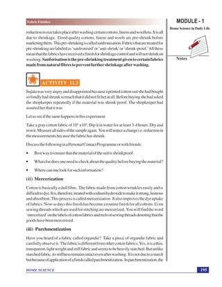 Fabric finishes | PDF