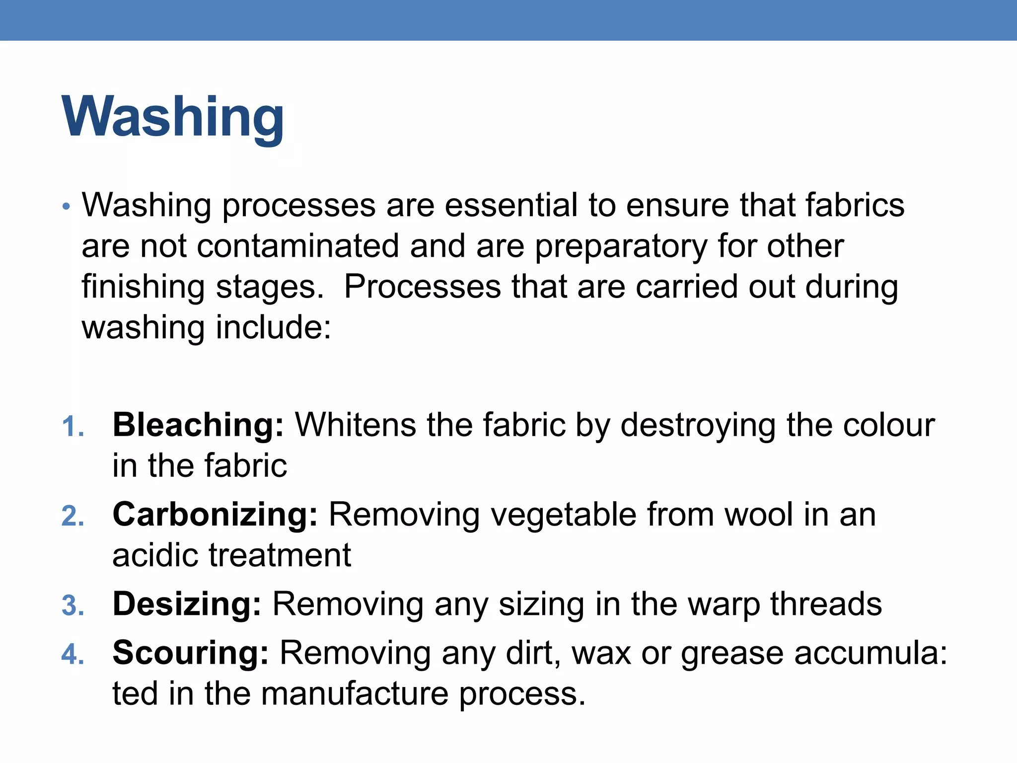 Fabric finishing techniques by Subhan | PPTX