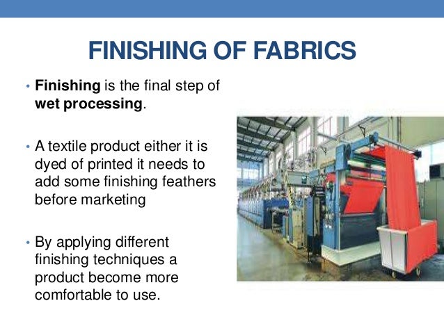 Fabric finishing techniques by Subhan